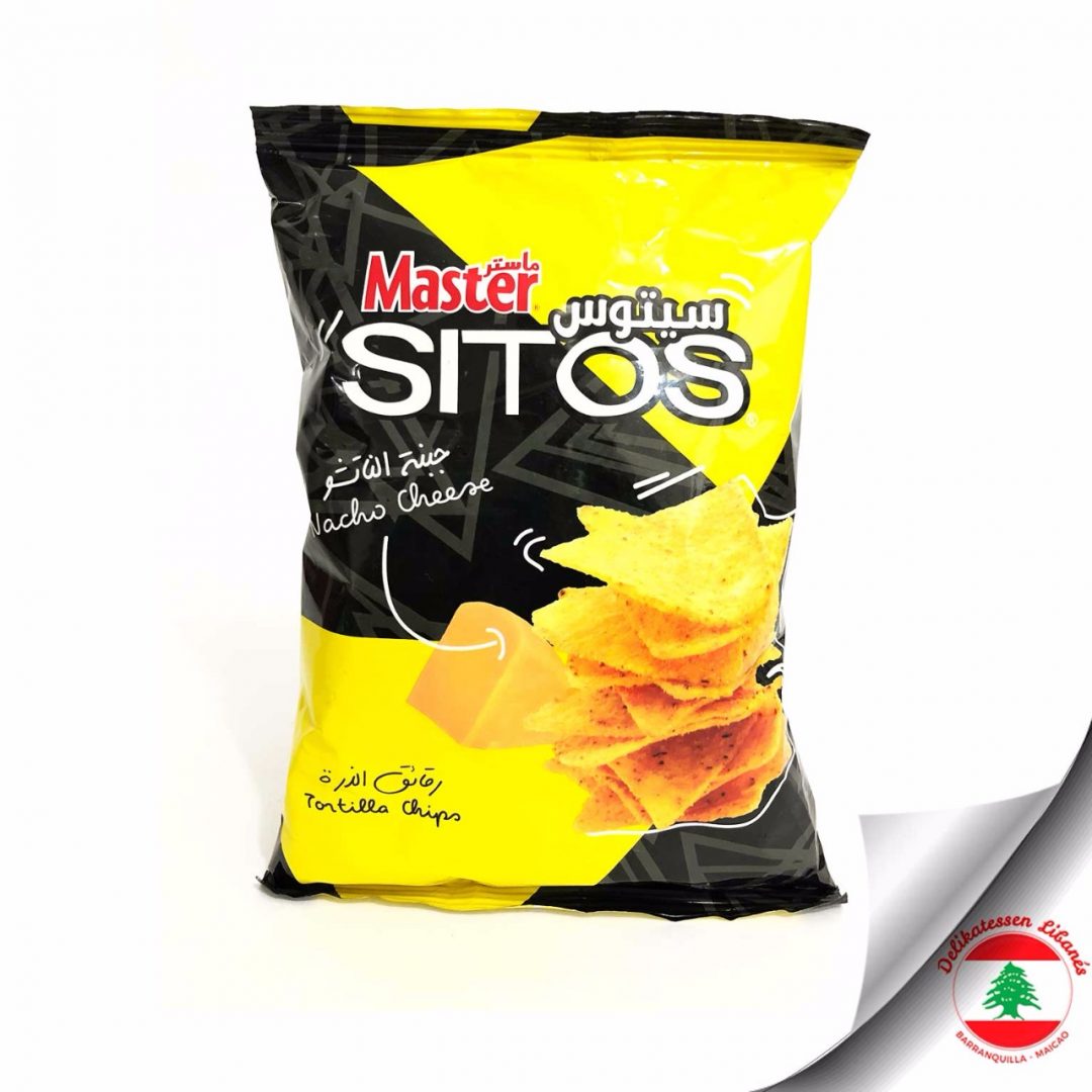 Master Sitos Nacho Cheese Tortilla Chips 100 g | Delikatessen Libanés