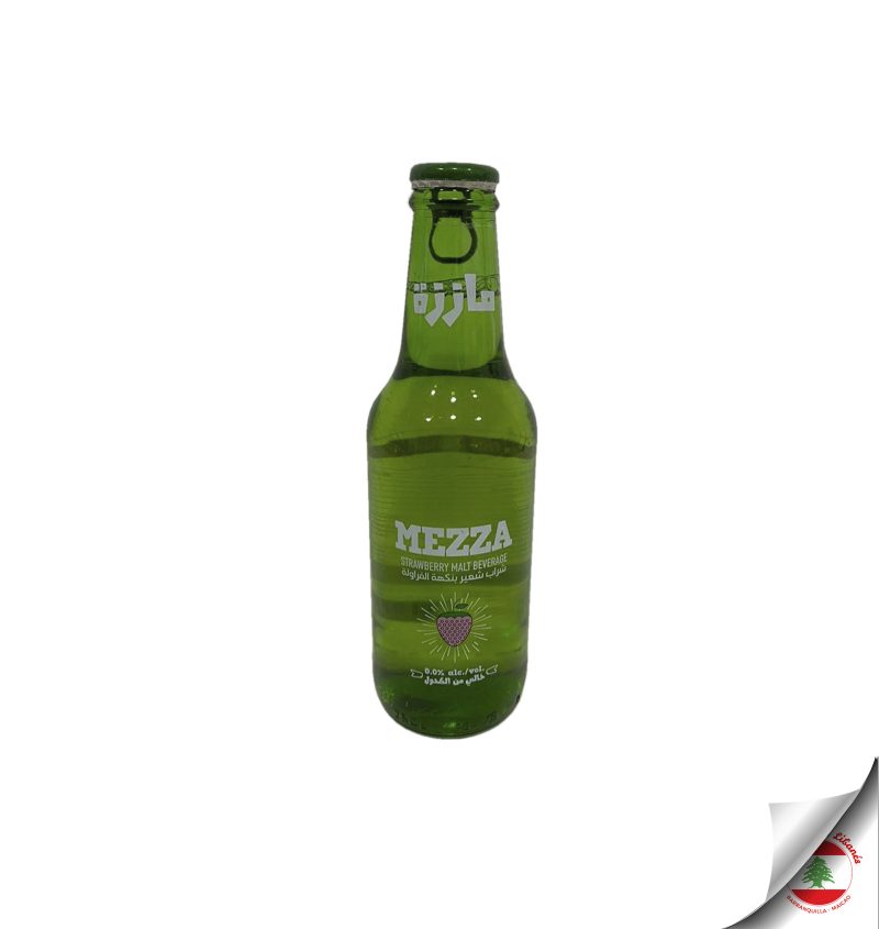 Mezza Strawberry Malt Beverage 0.0% Alcohol | Delikatessen Libanés