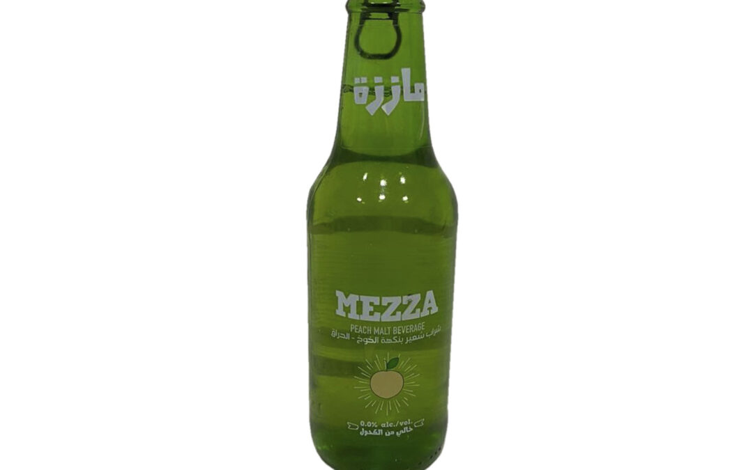mezza-peach-malt-beverage | Delikatessen Libanés