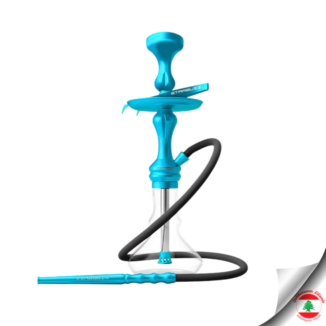 Narguile Starbuzz SB Mini 51cm Spartan Blue | Delikatessen Libanés